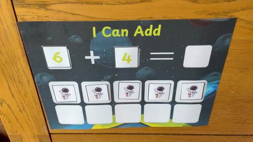 Space Addition and Subtraction Preschool Kindergarten First Grade Early ...