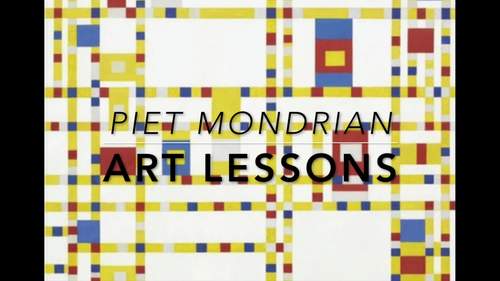 Piet Mondrian Art Lessons by Deep Space Sparkle | TPT