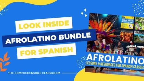 Afrolatino teaching resources for Spanish class | TPT