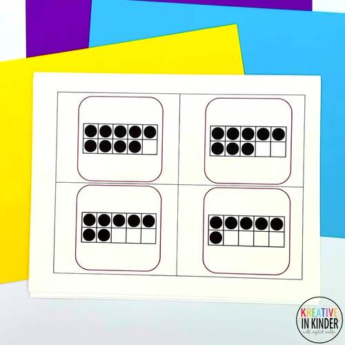 Building Number Sense Math Cards Whole Group Interventions (RTI ...