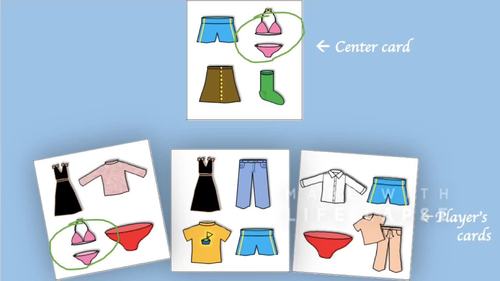 Clothes Matching Game by The ESL Educator | TPT