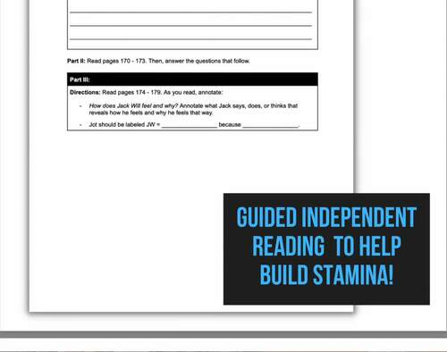 Wonder - Pgs. 164 - 179 - Classroom Worksheet by HeyItsMsSiegel | TPT