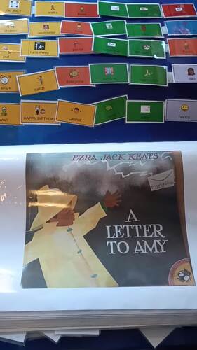 A Letter to Amy Simple Version with Symbols for Special Needs Reading