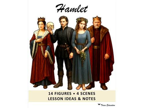 Hamlet Character Set, Interactive, Print-and-Go Group Project ...