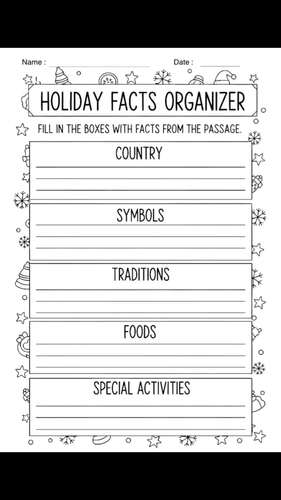 Advent Reading Comprehension & Activities | Holiday Around the World ...