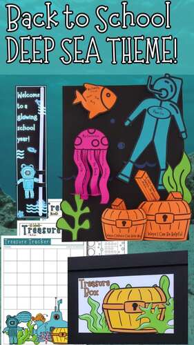 Back to School Deep Sea & Ocean Themed Bundle by The Idea Nook | TPT