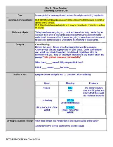 Pedal Power by Allan Drummond Lesson Plan and Google Activities | TPT