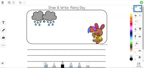 Seesaw Draw and Write- April by Created by Chelsea | TPT
