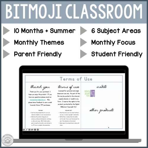 1st Grade Bitmoji Classroom by MW Teaching Resources | TPT