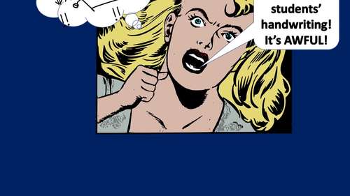 Handwriting Practice Fine Motor Pen Control Middle High School Print ...