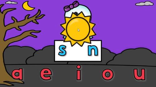 HALLOWEEN CVC GAME - SMART BOARD ACTIVITY! by LetTheGoodTimesKrol