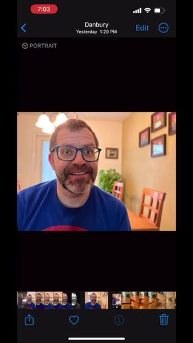 Videos showing iPhone camera features--These are part of a slide ...