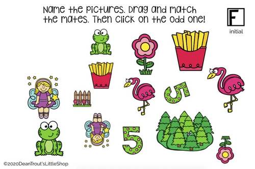 Boom Cards | Articulation | Odd One Out | BUNDLE | TPT