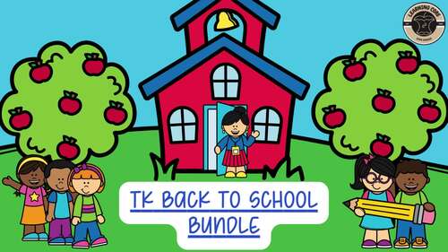 TK Back to School Worksheets Packets First Week of School TK First ...