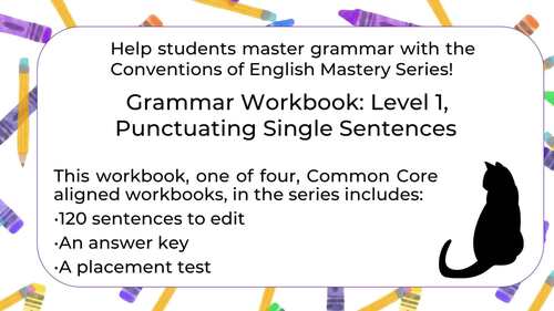 Basic Punctuation & Capital Letters: Sentence Editing Intervention