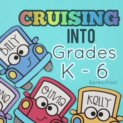 CRUISING into Grades K-6 and Preschool | Back to School Bulletin Board