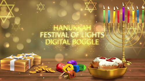 HANUKKAH / CHANUKAH DIGITAL BOGGLE - FUN WORD WORK by K's Digital Store