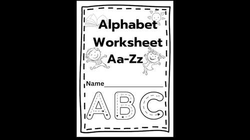 Alphabet Tracing, Before and After, and Color Worksheet: All 26 Letters ...