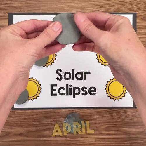 Lunar Eclipse 2025 Kindergarten Activities with BONUS Crafts, Reading, Math