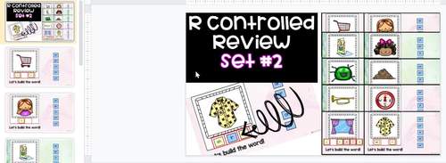 R Controlled Vowels REVIEW Set#2 - Digital Google ONLINE Distance Learning