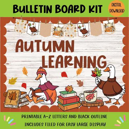 Autumn Bulletin Board Kit | Fall Classroom Decor by Creative Board kit