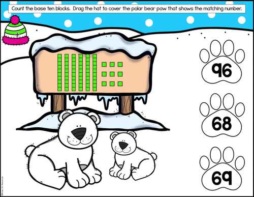 Winter Place Value for Google Slides by Rhody Girl Resources | TPT