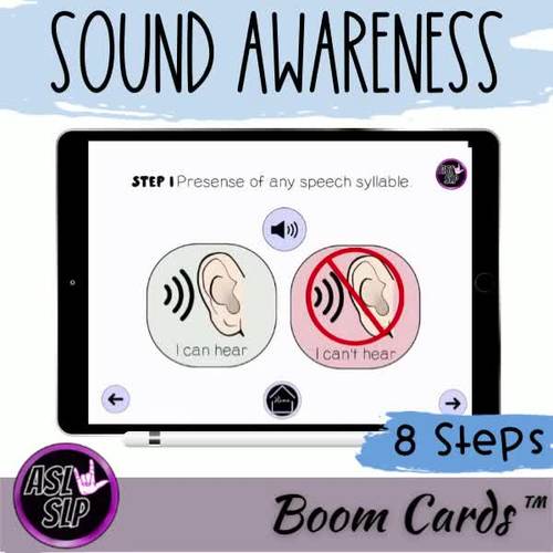 Boom Cards- Auditory Learning: Sound Awareness by Special Ed SLP