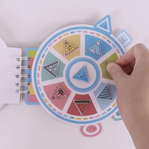 Shape and Color Matching Velcro Activity – Hands-on Preschool Learning ...