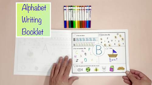 Alphabet Writing Book | Frayer Model to read and write letters A - Z ...