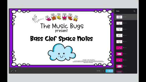 Bass Clef Spaces – Interactive Music Lesson & Game | Mnemonic + Staff ...