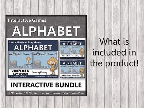 Alphabet Matching, Sequence, Missing Letters Interactive Games {Dancing ...