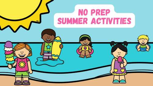 Summer Packet Reading, Math, Literacy PreK, Kindergarten, First, TK, UTK