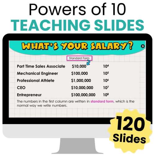 Powers of 10 Teaching Slides - 5th Grade Math Teaching Slides | TPT
