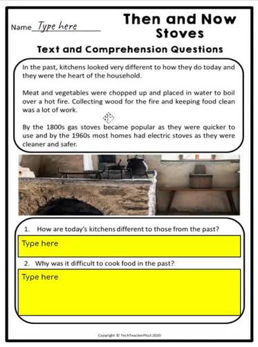 Then & Now Social Studies Google Slides ™ Distance Learning | TPT