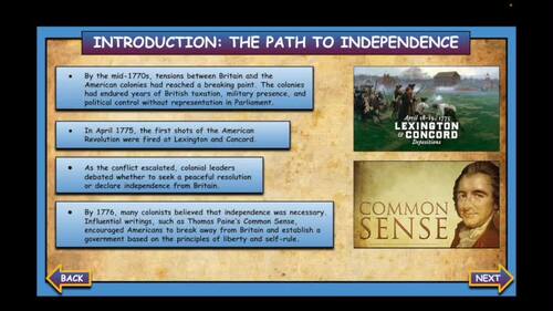 The Declaration of Independence 1776 Powerpoint. Thomas Jefferson ...