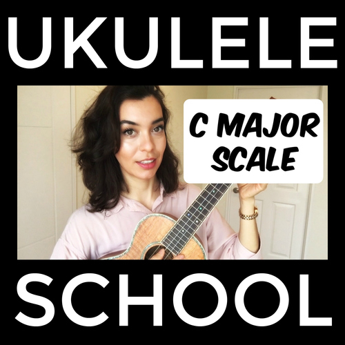 Ukulele School - C Major Scale Tutorial by Bernadette Teaches Music