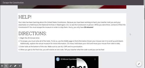 Escape the Virtual Room: US Constitution (360 Virtual Reality) | TPT