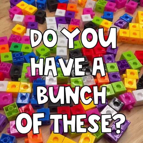 Snap Cube Task Cards STEM Activities Elementary Pattern Cards Christmas