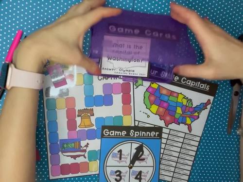 State Capitals USA Game by Amanda Bowen - The Sci Ed Teacher | TPT