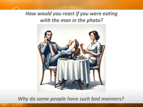 Being Polite / Complete ESL Lesson about Culture for CEFR B2 Level Learners