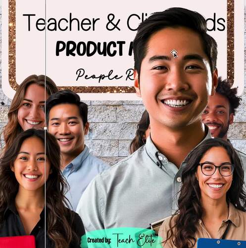 Teacher & Clipboard Closeup mockup MOVEABLE Back to school Mock-up png ...