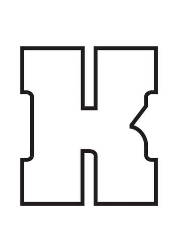 Bold Varsity Block Letters & Numbers | Printable Outline Alphabet for ...