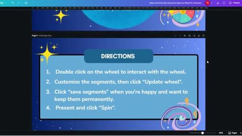 Editable Digital Spinner Wheel |Random Picker & Spinning Game | Canva ...