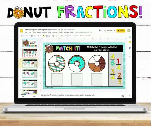 Identifying Fractions Practice 2nd 3rd Grade Basic of a Set Whole ...