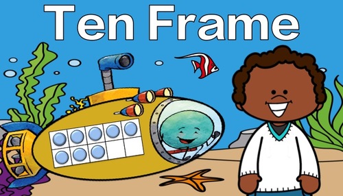 Ten Frame Subitizing: Under the Sea Math Brain Break by Move and Groove ...