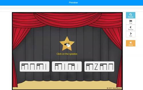 What's That Rhythm? 16ths-8th Notes - STICK NOTATION - Music BOOM Cards