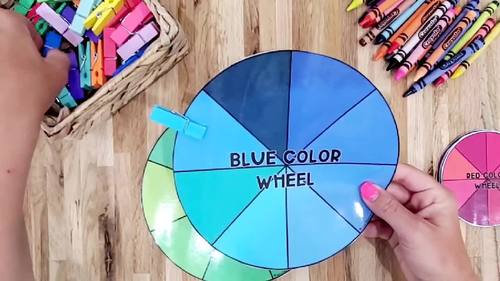 CLIP IT Colors | color recognition | color Centers by Lisa's Classroom