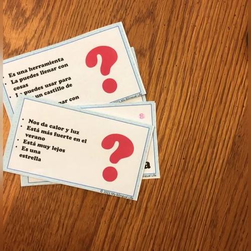 Adivinanzas de la Playa / Beach - Spanish Printable Riddles Activity ...