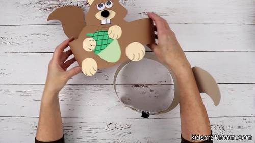Squirrel Hat Craft - Fall Craft - Autumn Craft - Squirrel Craft ...