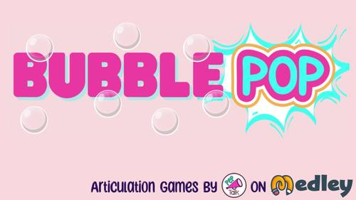 Bubble Pop TH Sound Initial Medial Final Words Medley Articulation Game